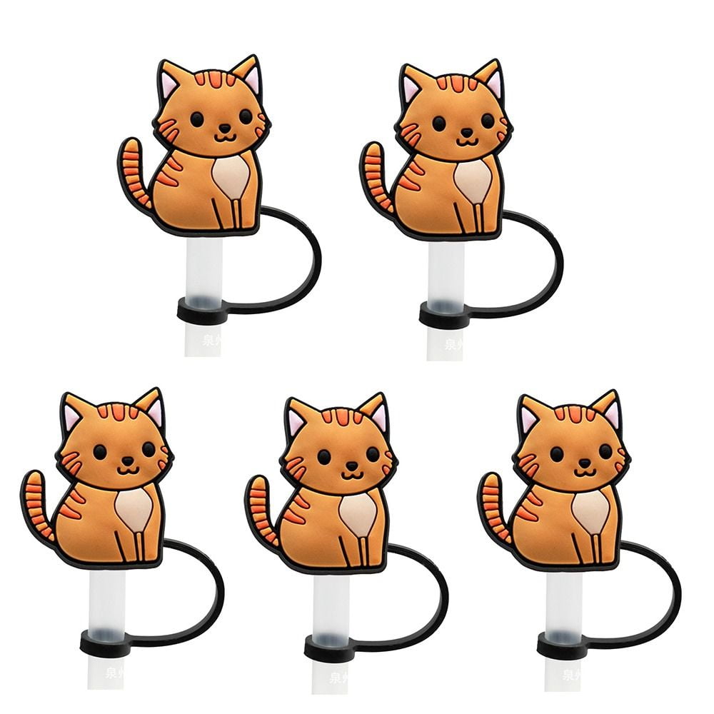 5PCS Creative Bar Dust Proof Plugs Protector Cup Accessories Cat Splash ...
