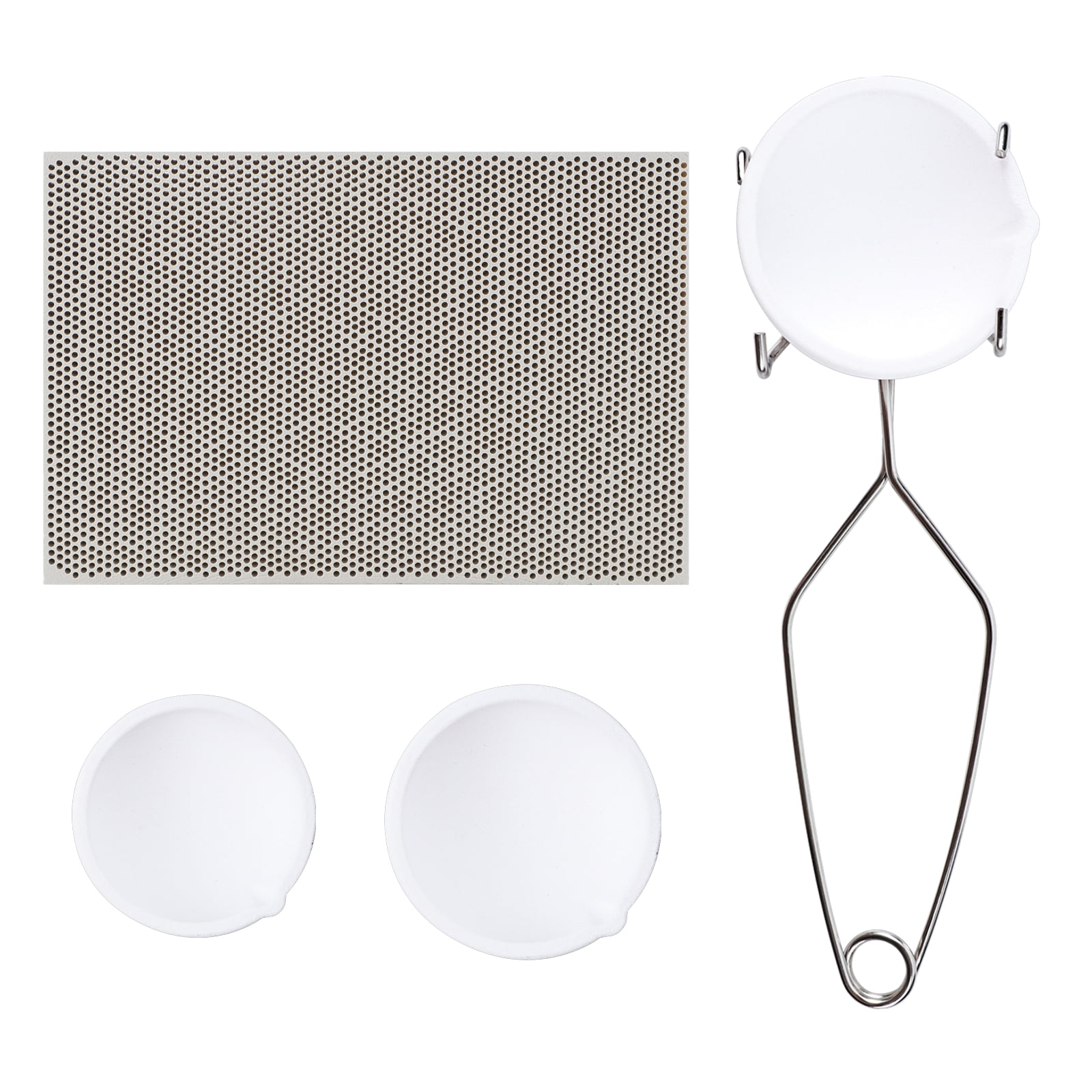 5PCS Crucibles for Melting Metal, Ceramic Crucible Set, Melting Gold ...