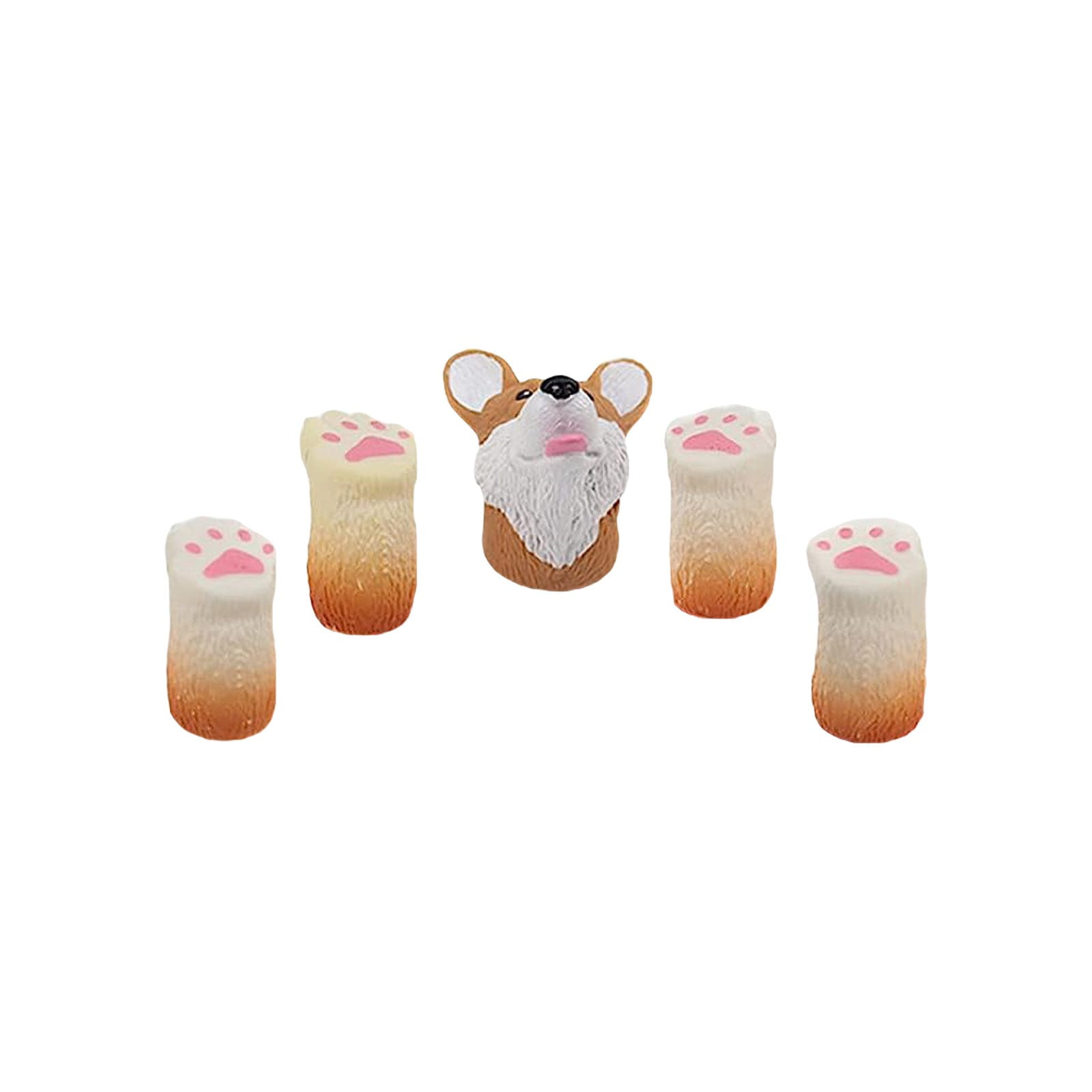 5PCS Cute Animal Finger Puppet Plush Toy, Soft Fabric PP Cotton ...