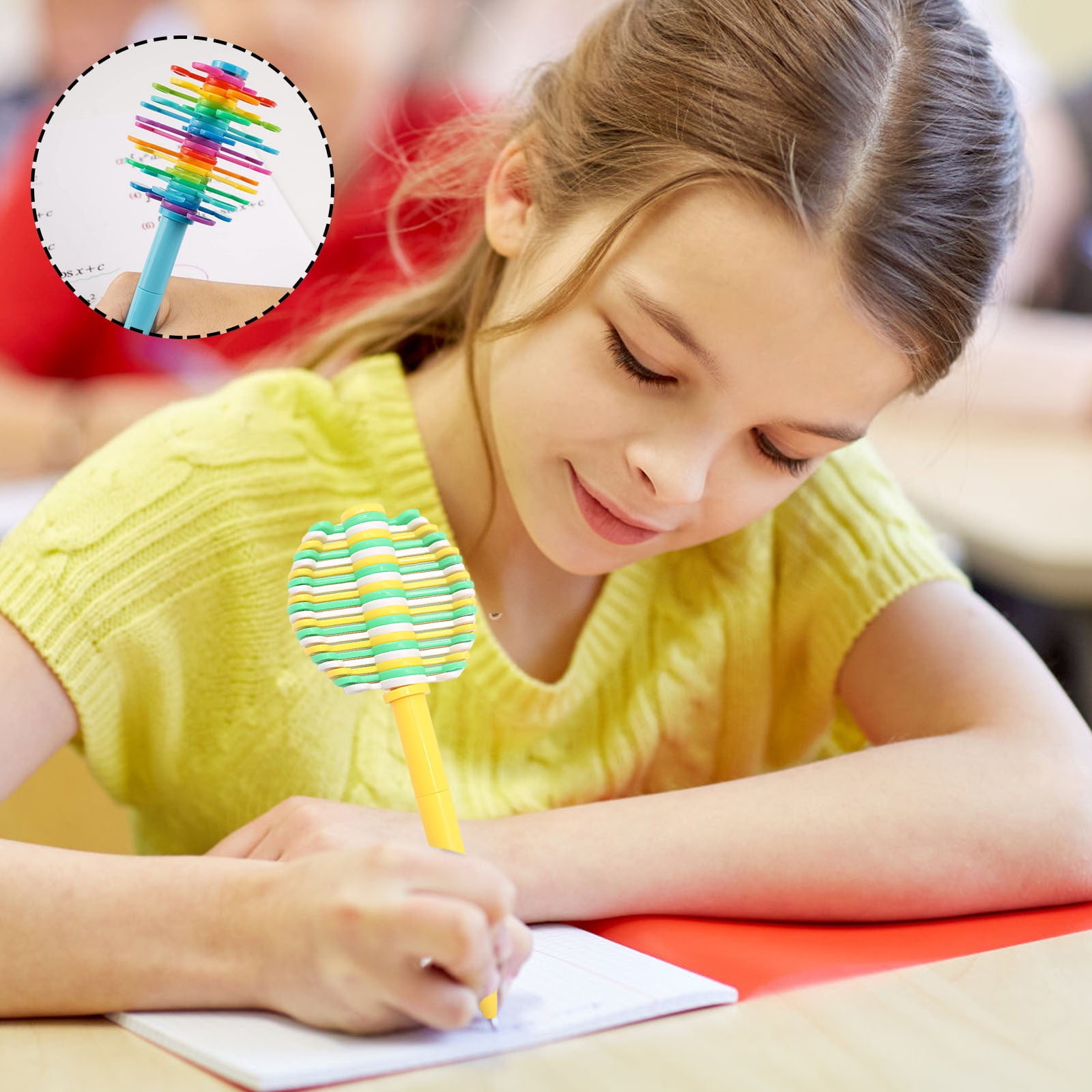 5PCS Decompression Ballpoint Pen,Fidget Ballpoint Pen,Multifunction ...