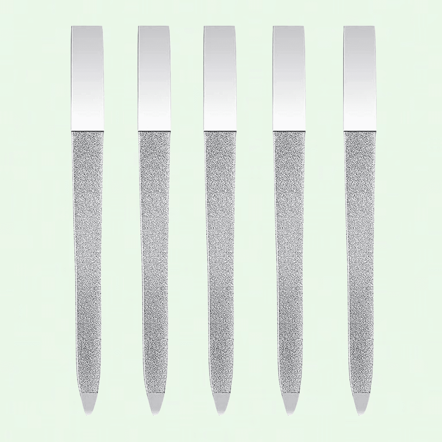 5PCS Diamond Nail File Set - Metal Fingernail File for Polish Nail ...