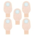 5pcs Disposable Open Drainable Pouch Ostomy Bags For Colostomy