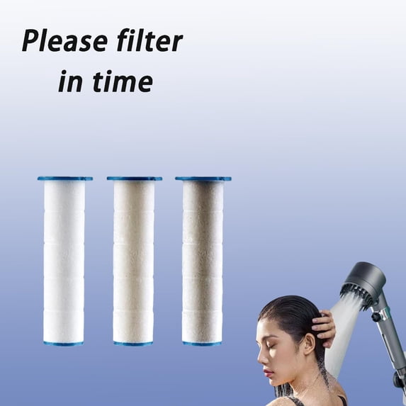 5PCS Drivse Showerhead Filters, Ion Drops Shower Head Filter PP Cotton ...