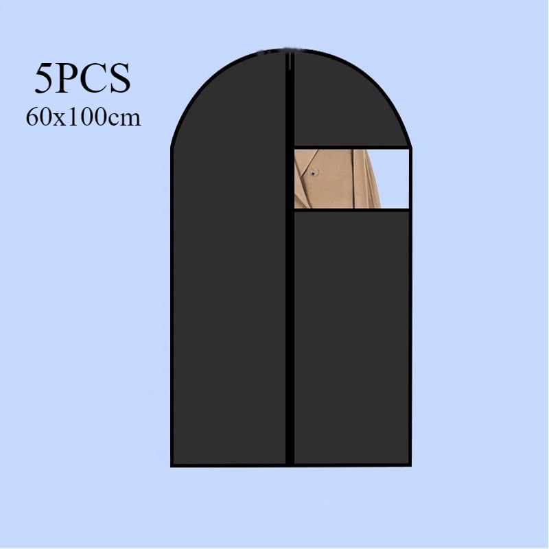 5PCS Dustproof Clothing Covers Waterproof Clothes Dust Cover Coat Suit ...