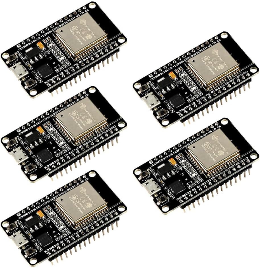 5PCS ESP-WROOM-32 ESP32 ESP-32S Development Board 2.4GHz Dual-Mode WiFi + Bluetooth Dual Cores ...