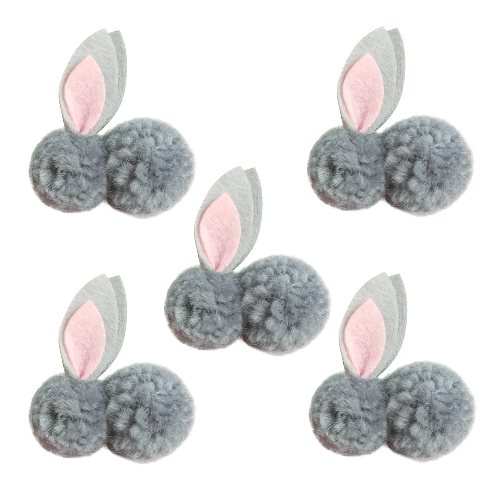 5PCS Easter Stuffed Mini Bunny Dolls - Plush Material, Cute Shape ...