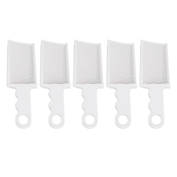 5PCS Fade Combs Curved Flat Top Positioning Styling Anti Static ...