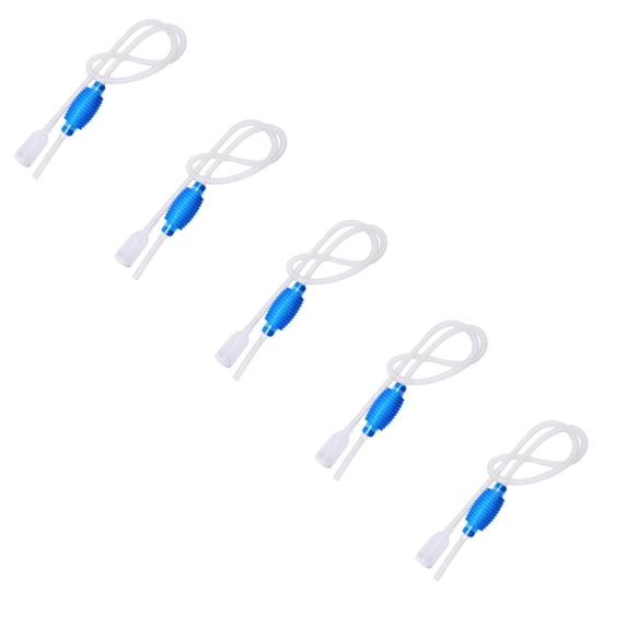 5PCS Fish Tank Cleaner Long Nozzle Sand Cleaning Kit, Aquarium Siphon ...
