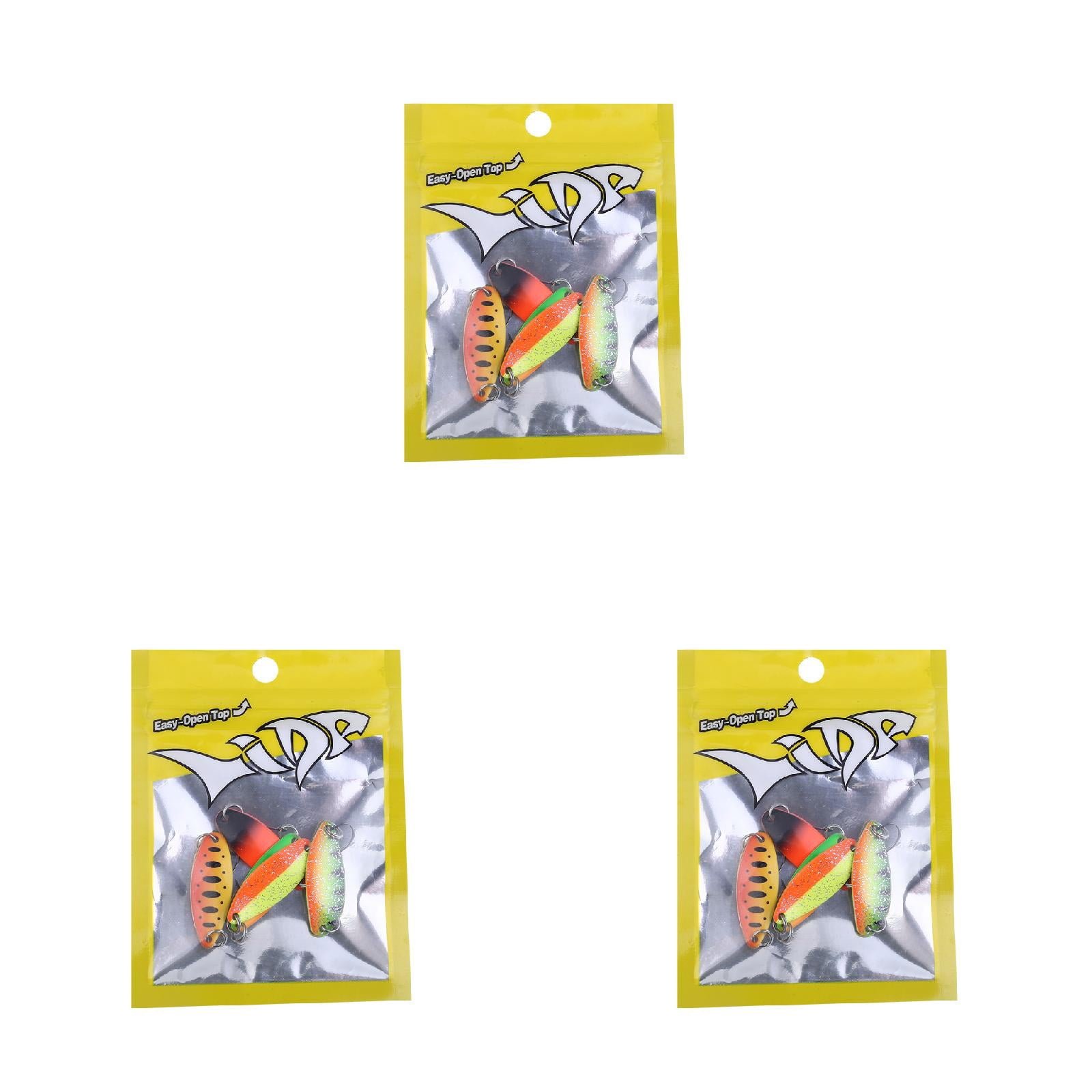 5PCS Fishing Lures Trout Spoon Japan Blinker Tugboat Perch 3.4cm/3.5g ...