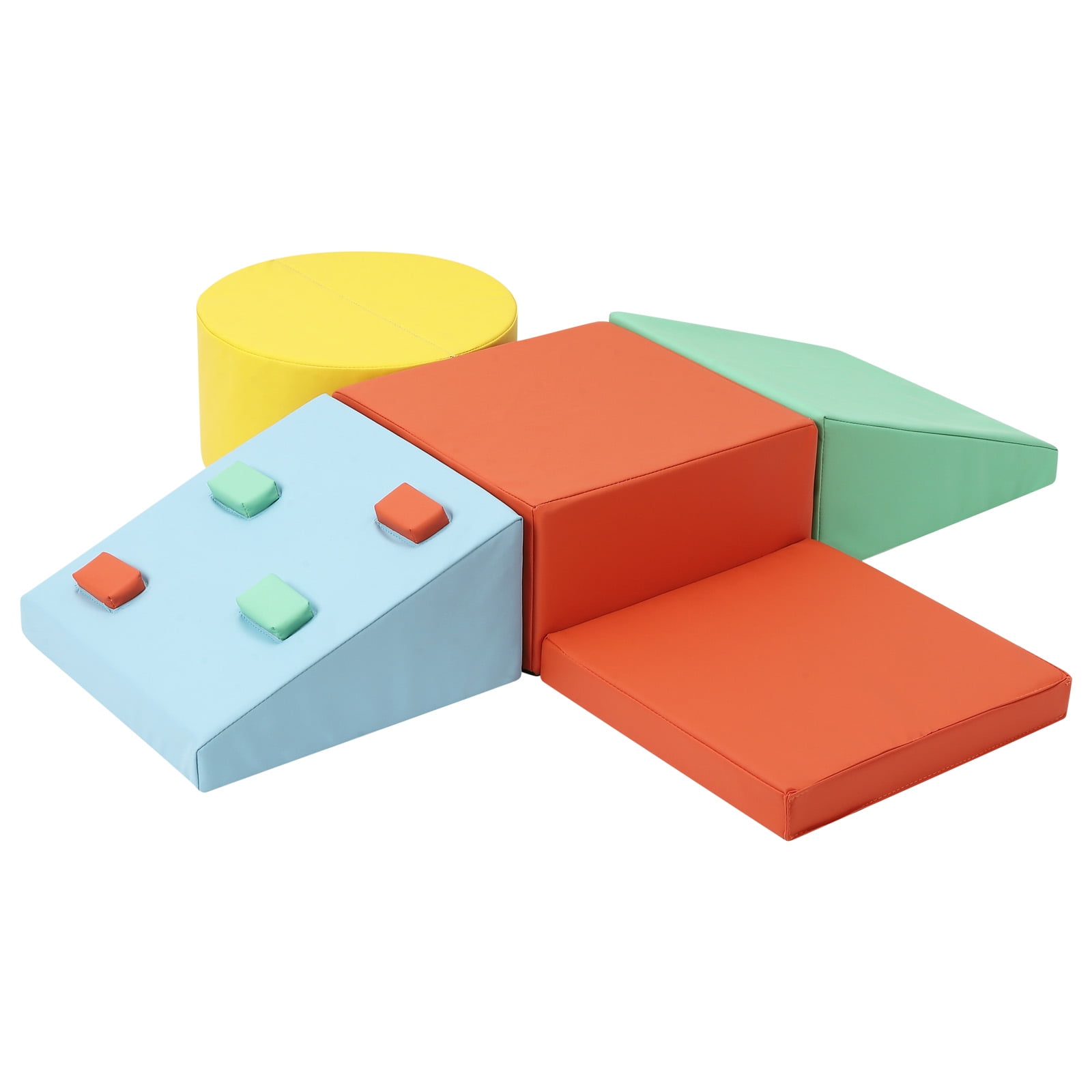 5PCS Foam Climbing Blocks for Toddlers and Preschoolers - Soft Climbing ...
