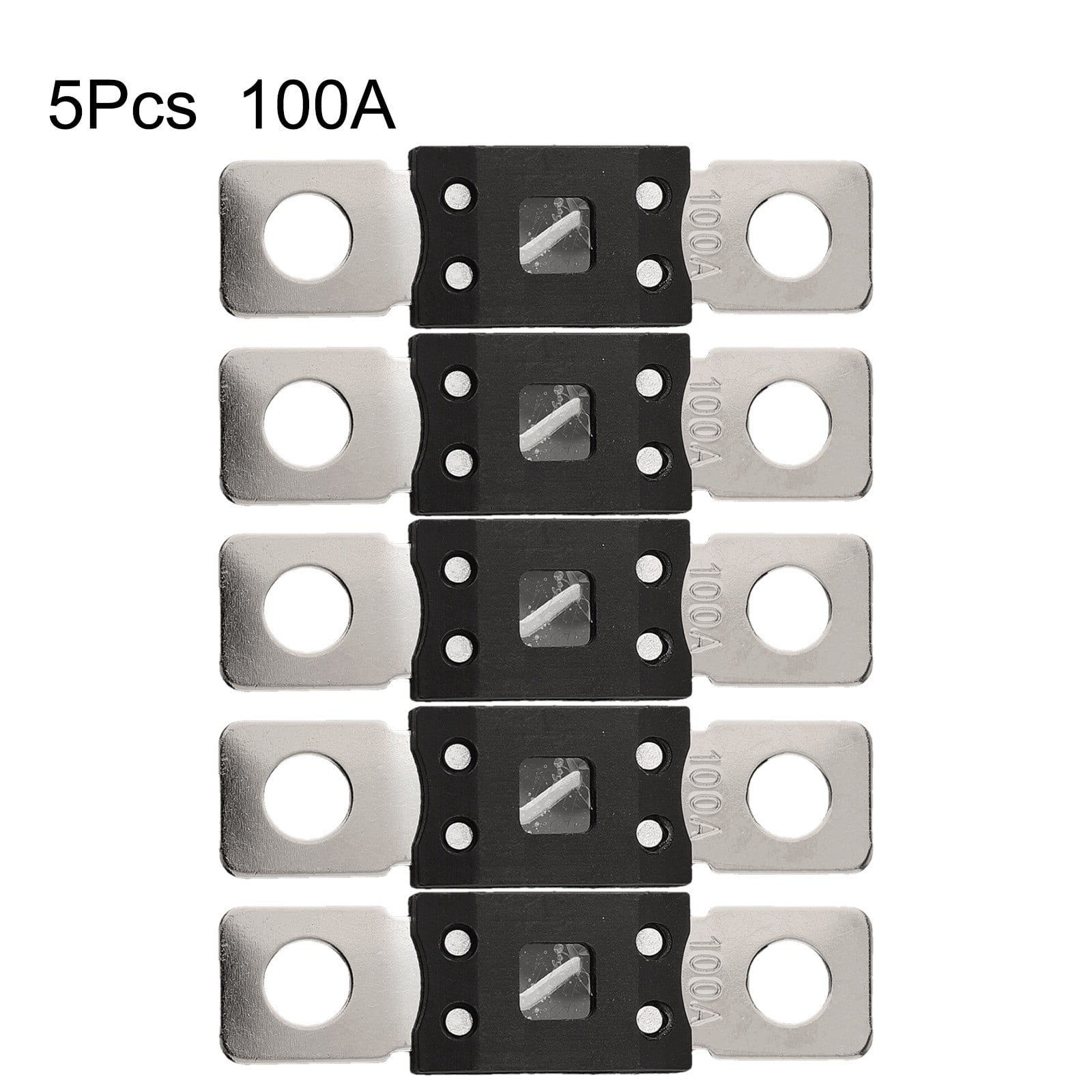 5PCS For MEGA Fuse 60A 80A 100A 125A 200A 250A 300A 70V For 48V Systems Car Fuse Car Flat Fuse ...