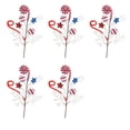5PCS Fourth of July Branch Decoration, Americans Flag Patriotic Style ...