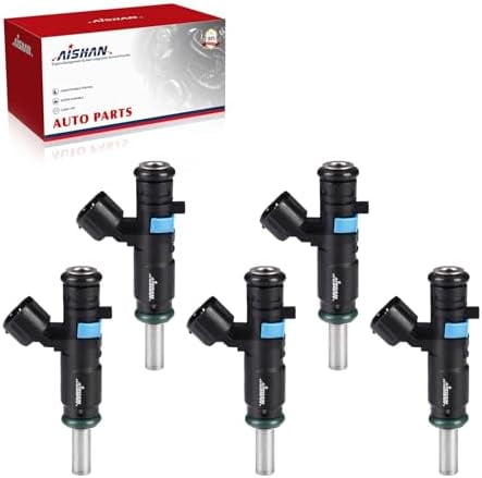 5PCS Fuel Injectors 8 Holes Compatible with Volkswagen Golf 2010-2014 ...