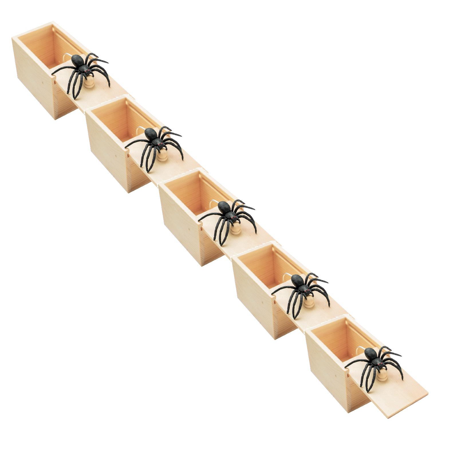 5PCS Fun ArtificialSpider in a Box Prank Gift for Adults Teen,Handmade ...