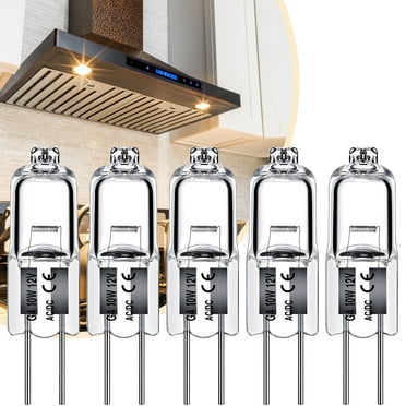 EISHOW Halogen 10 Watt 12 Volt Light Bulbs 2 Pin G4 Base-10 Pack Long ...