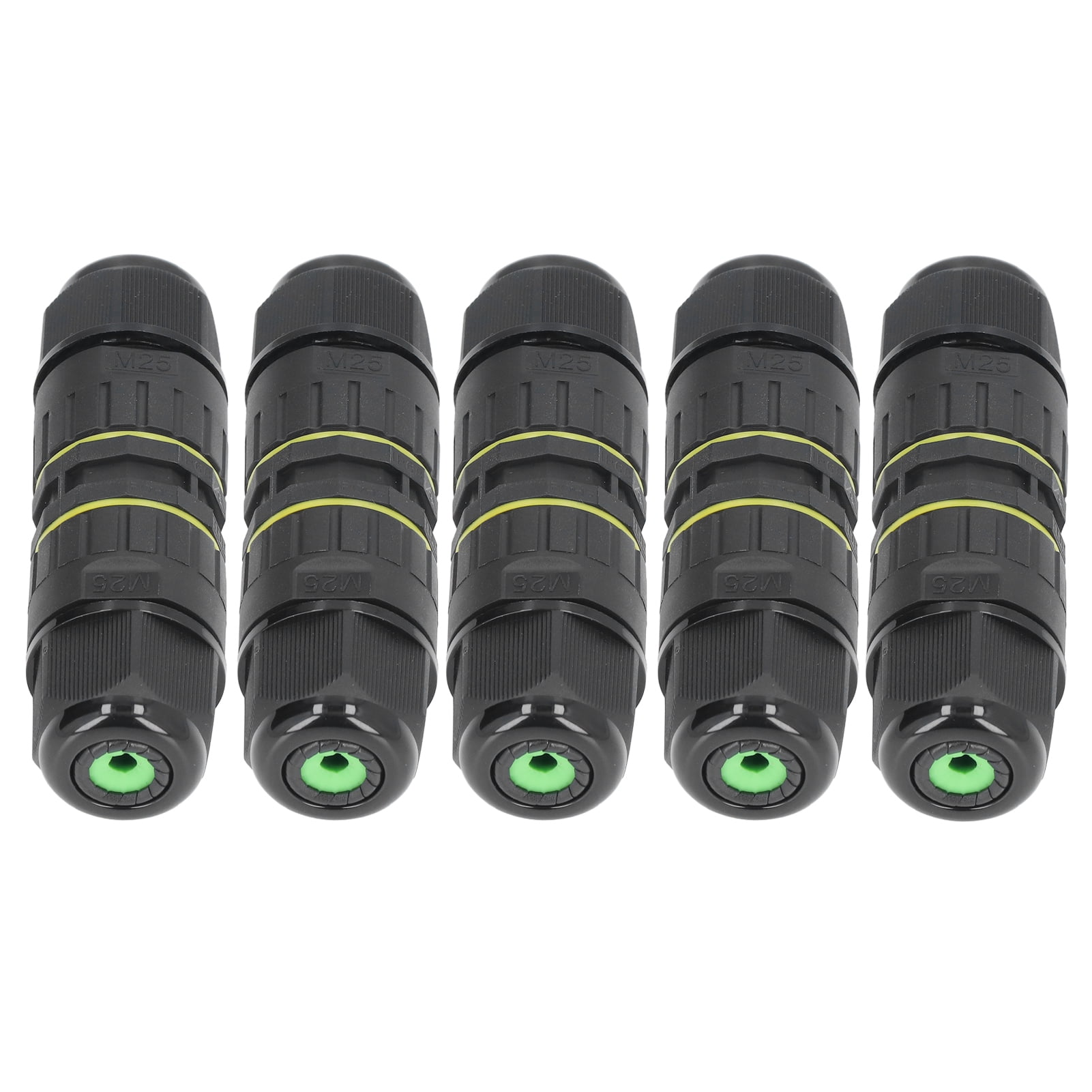 5PCS Garden Junction Box LED Light M25 3 Core Wire Connector Box - IP68 ...