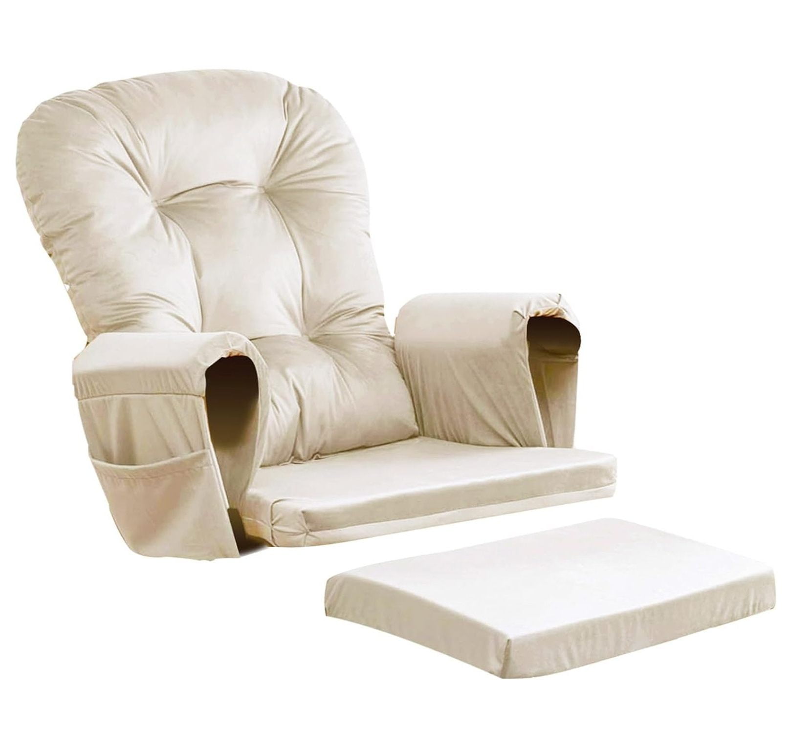 5PCS Glider Rocker Replacement Cushions Thick Soft Glider Cushions ...