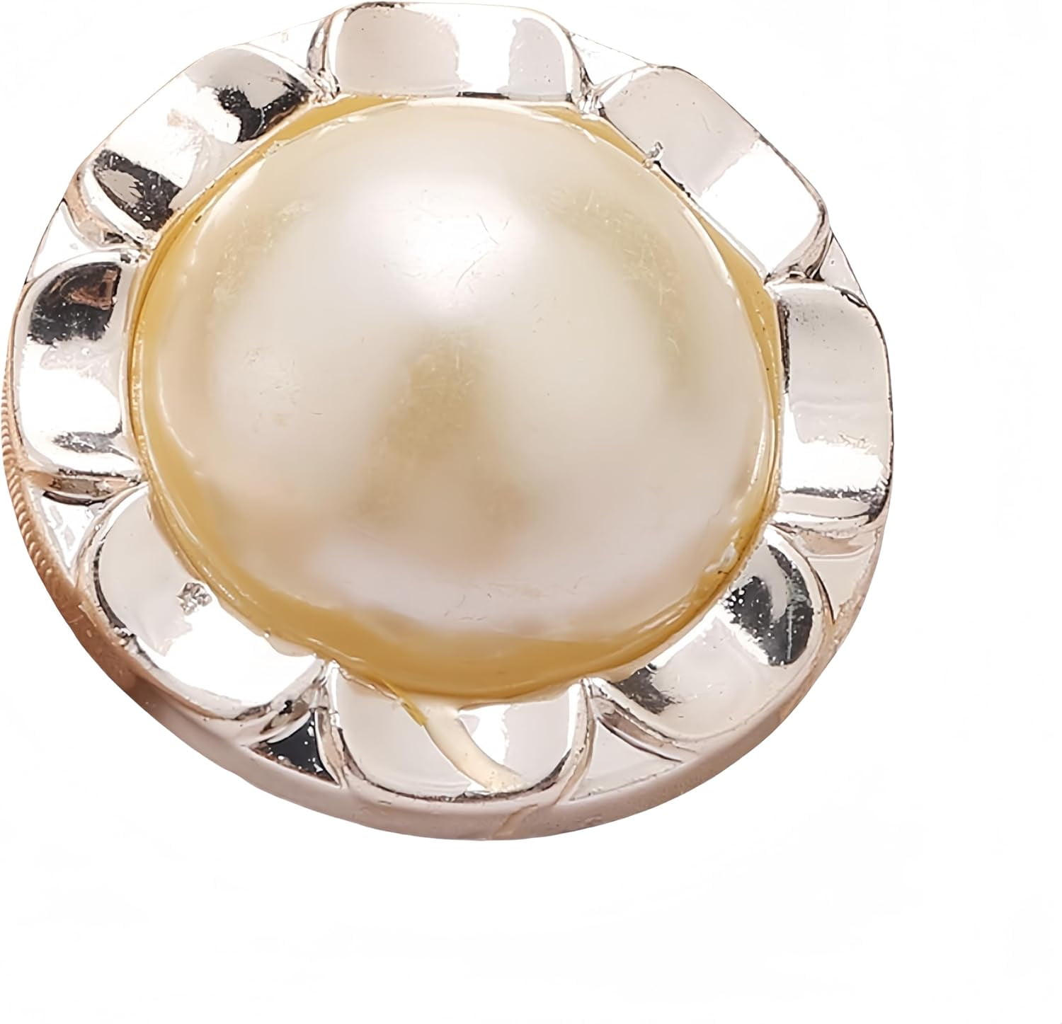 5PCS Gold White Pearl Buttons Fastener - Versatile Sewing Accessories ...