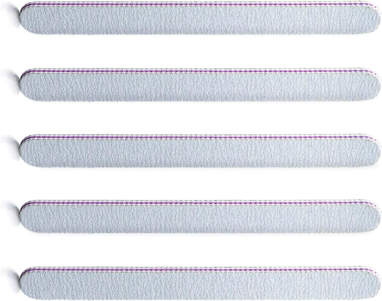 5PCS Gray File,Emery Boards for Nails,Grit Professional File Tools ...