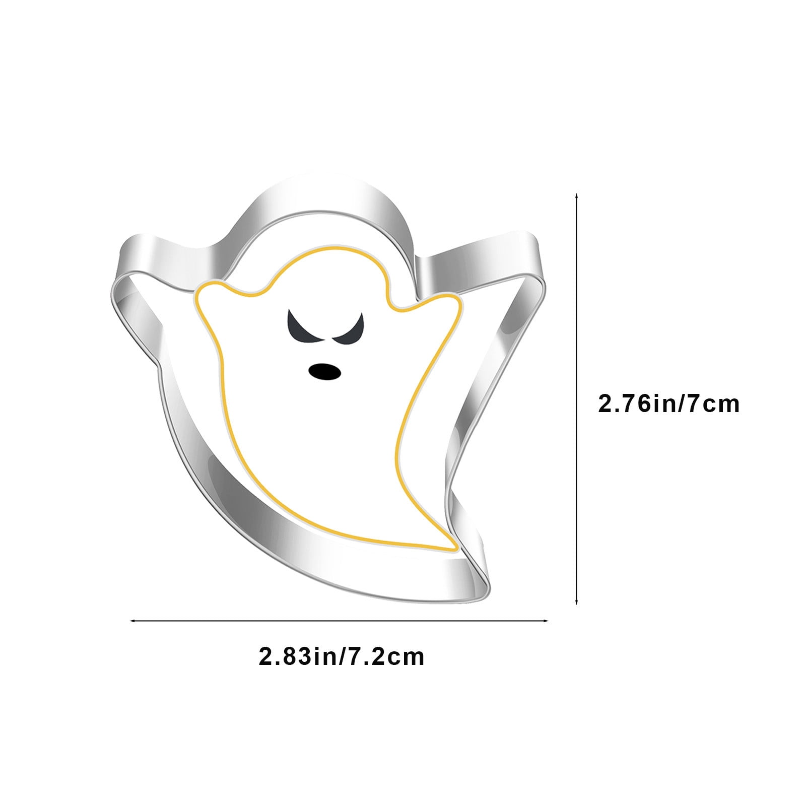5PCS Halloween Cookie Cutters - Holiday Stainless Steel Halloween ...