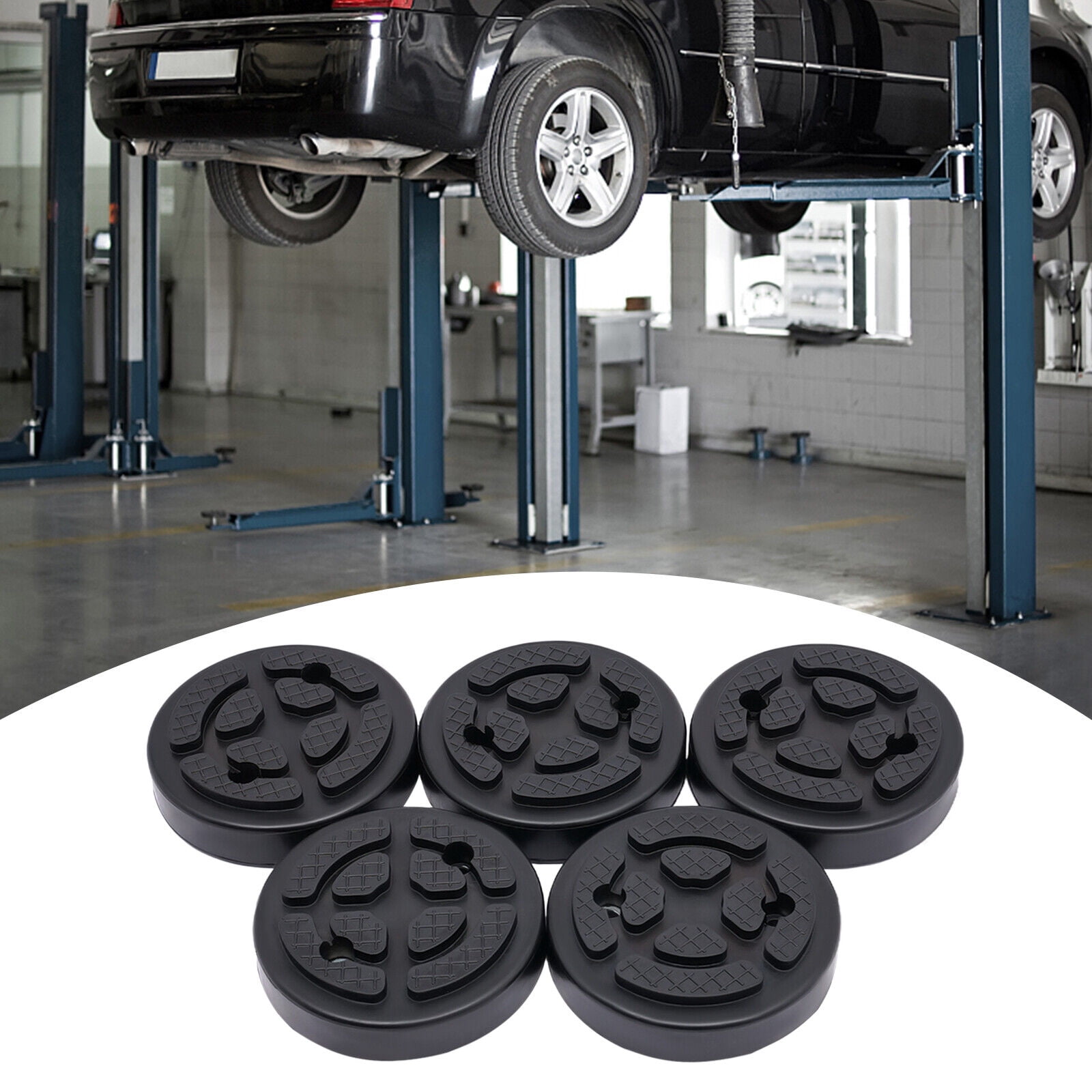 5PCS Heavy Duty Round Rubber Arm Pads Lift Pad For For Auto Lift Car ...