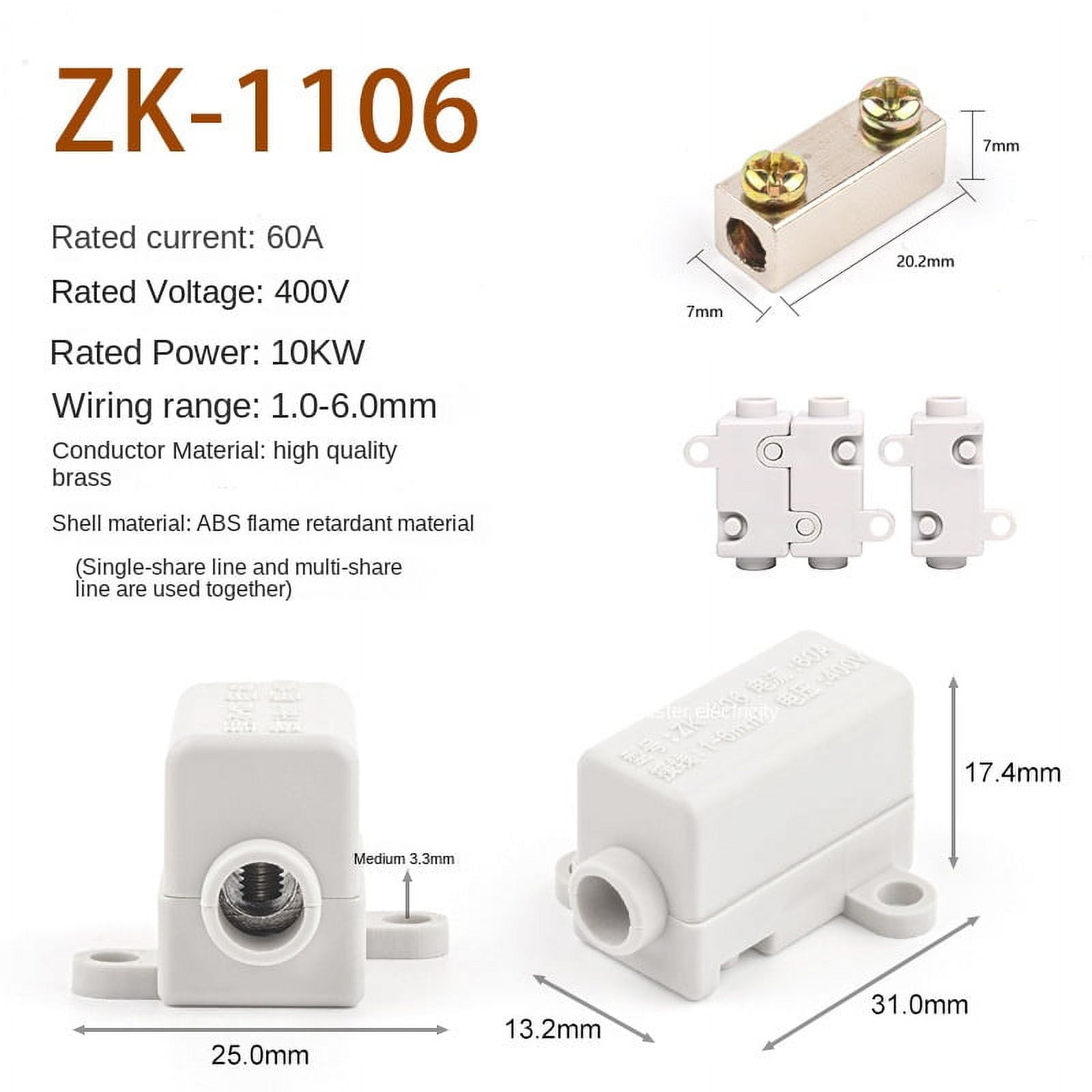 5PCS High Power Sistributor ZK/T Type 60A/80A/100A without ...