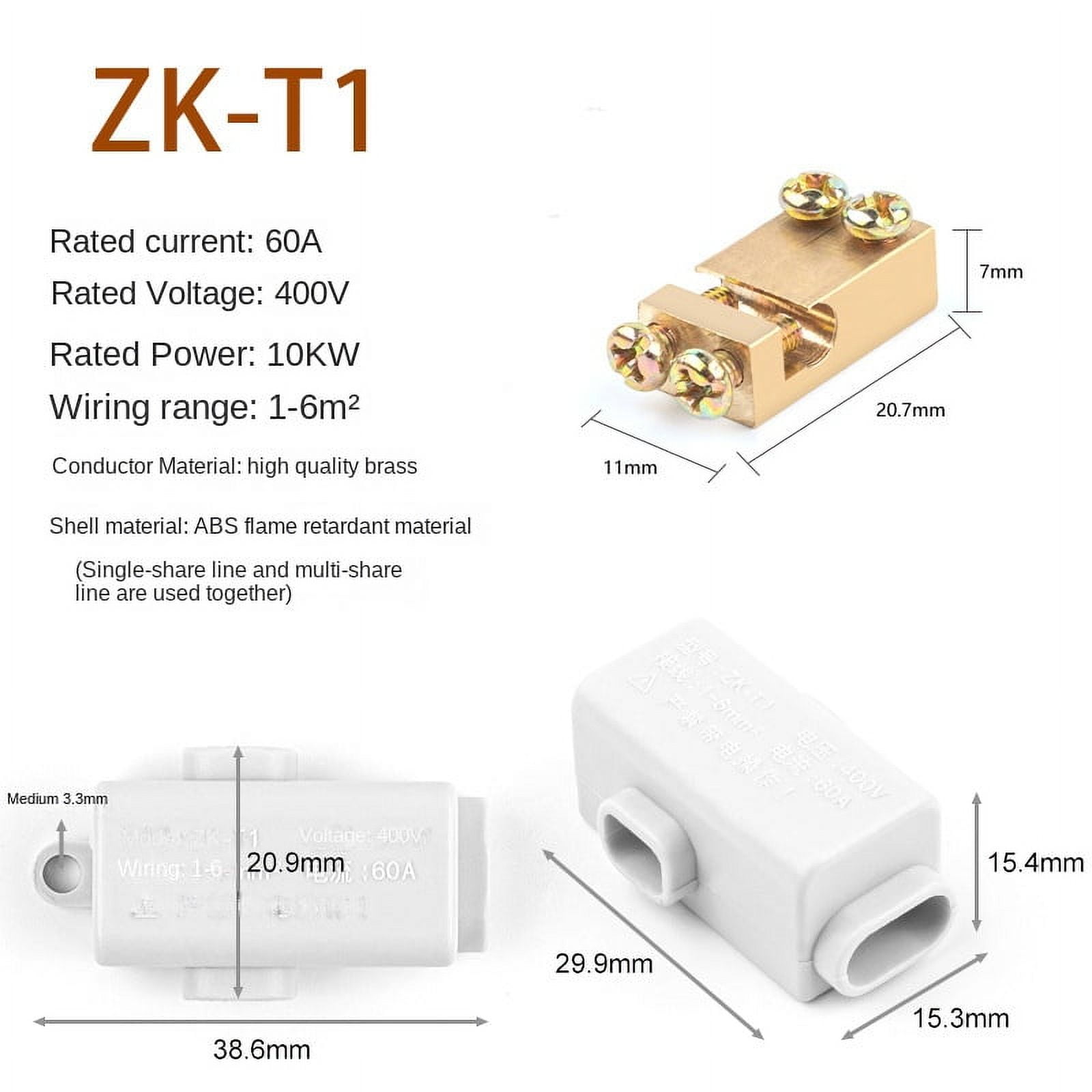 5PCS High Power Sistributor ZK/T Type 60A/80A/100A without ...