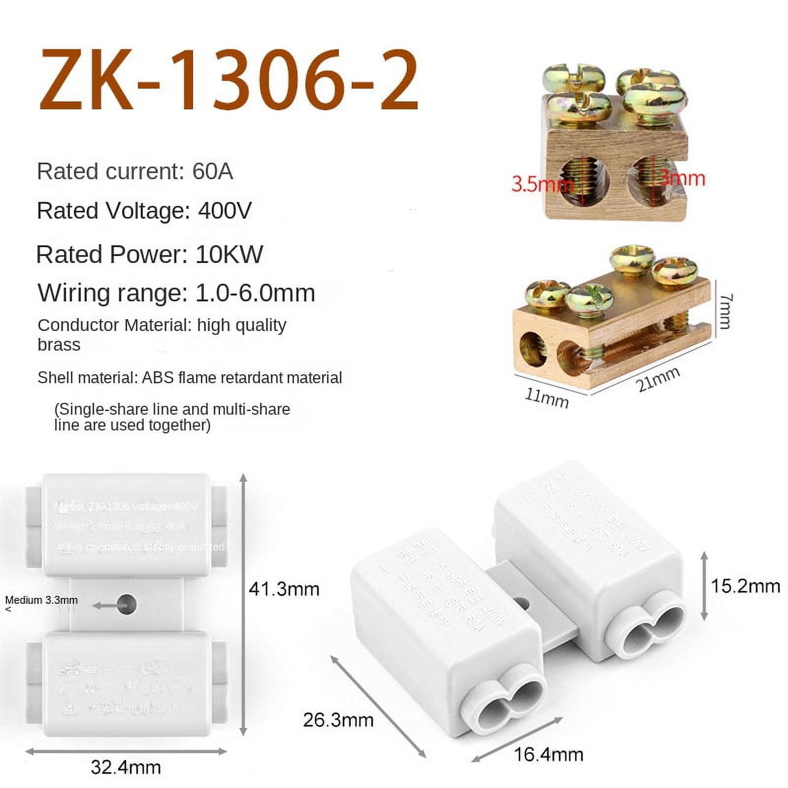5PCS High Power Sistributor ZK/T Type 60A/80A/100A without ...