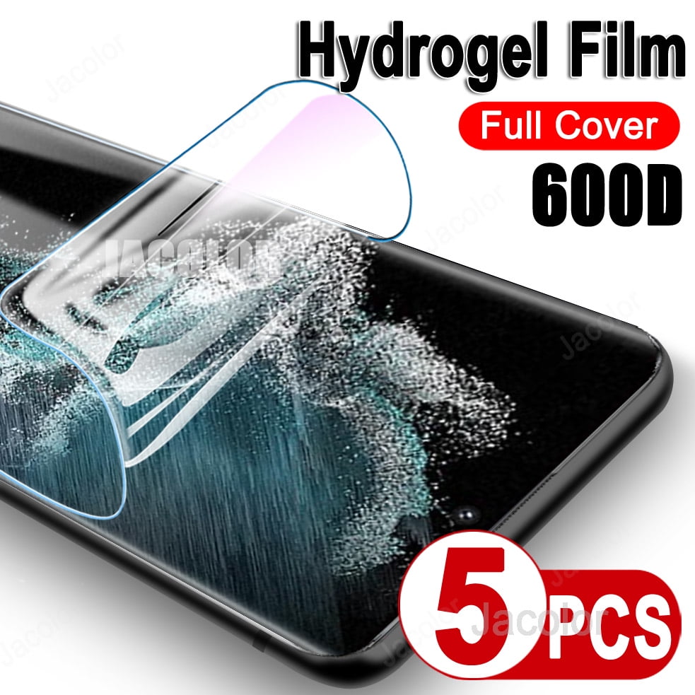 5PCS Hydrogel Film For Samsung Galaxy S22 S21 Ultra FE Plus 5G Water ...