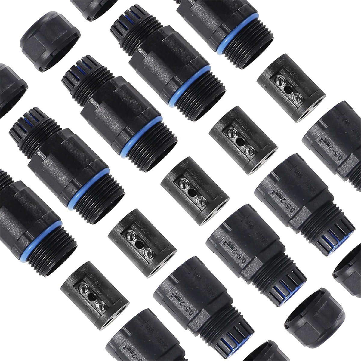 5PCS IP68 Waterproof Junction Box, Outdoor Electrical Cable Connector ...