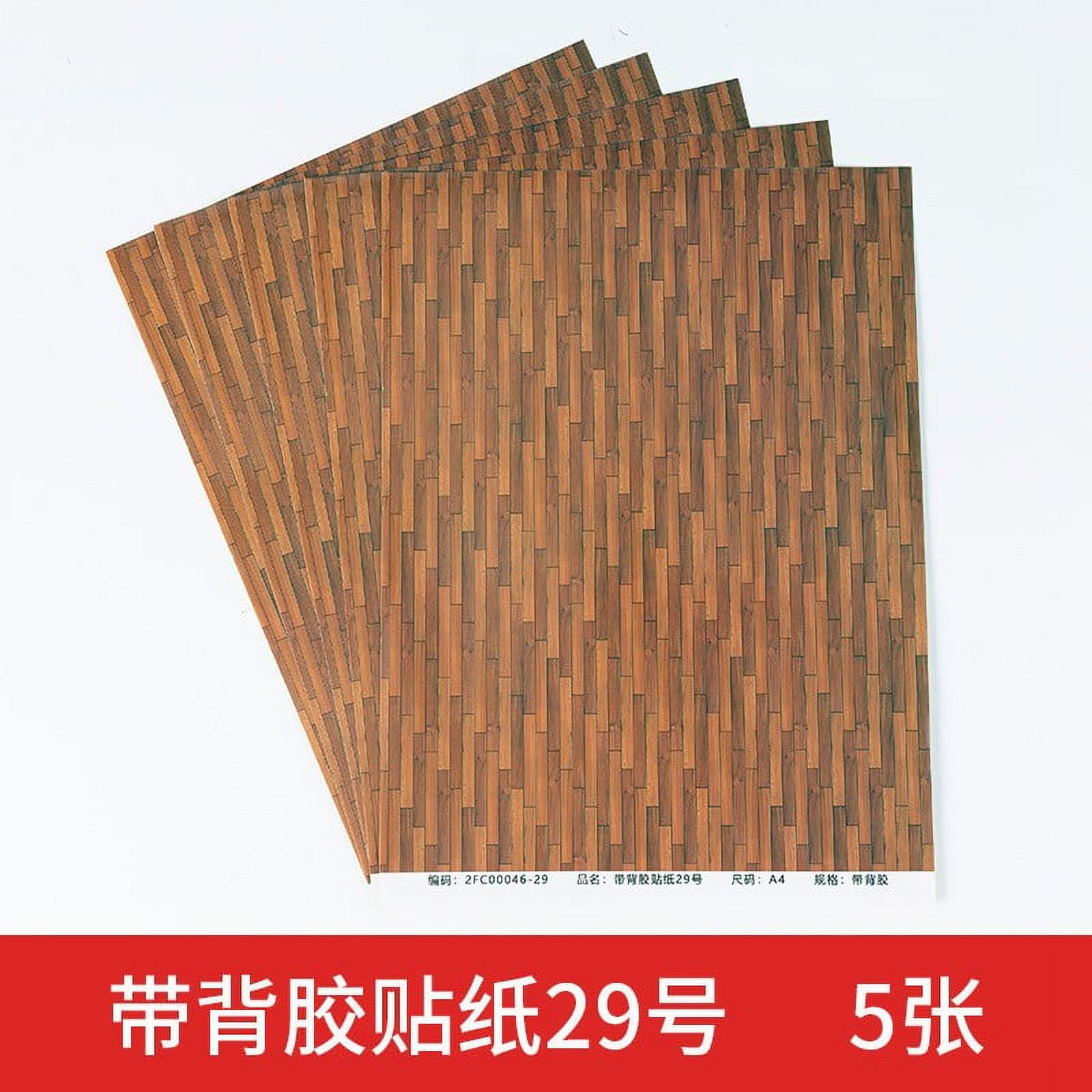 5PCS Indoor Floor Simulation Stickers for DIY Model Scenes 210*148mm ...