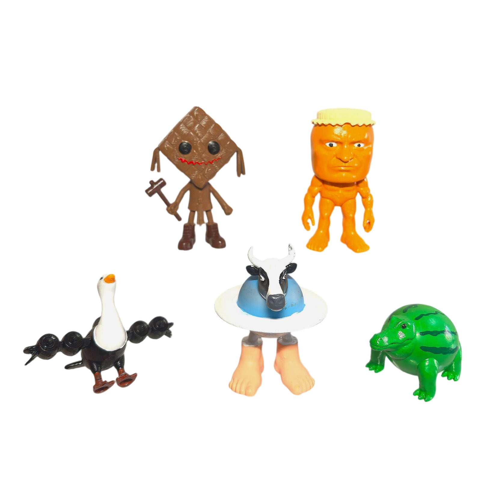 5PCS Italian Brainrot Toys Action Figures Set, Italian Brainrot ...