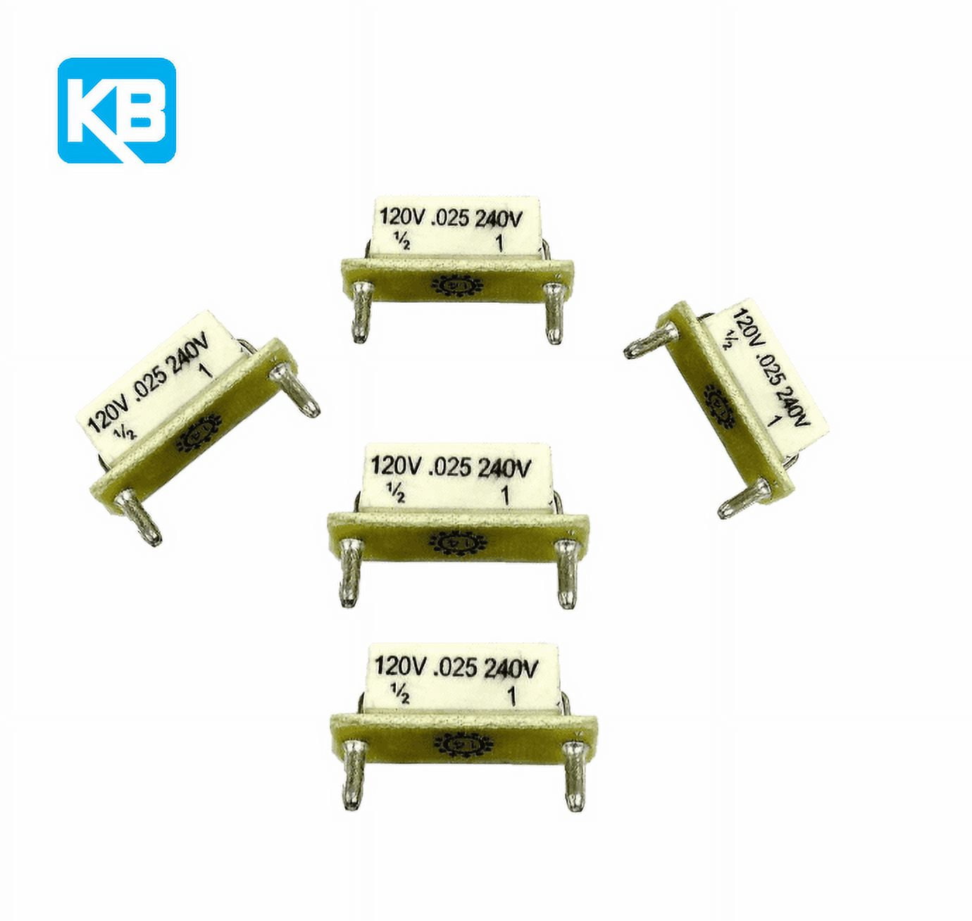 5PCS Kb electronics 9841 Horpower resistor .025 Ohms (Range: 1/2 Hp at ...