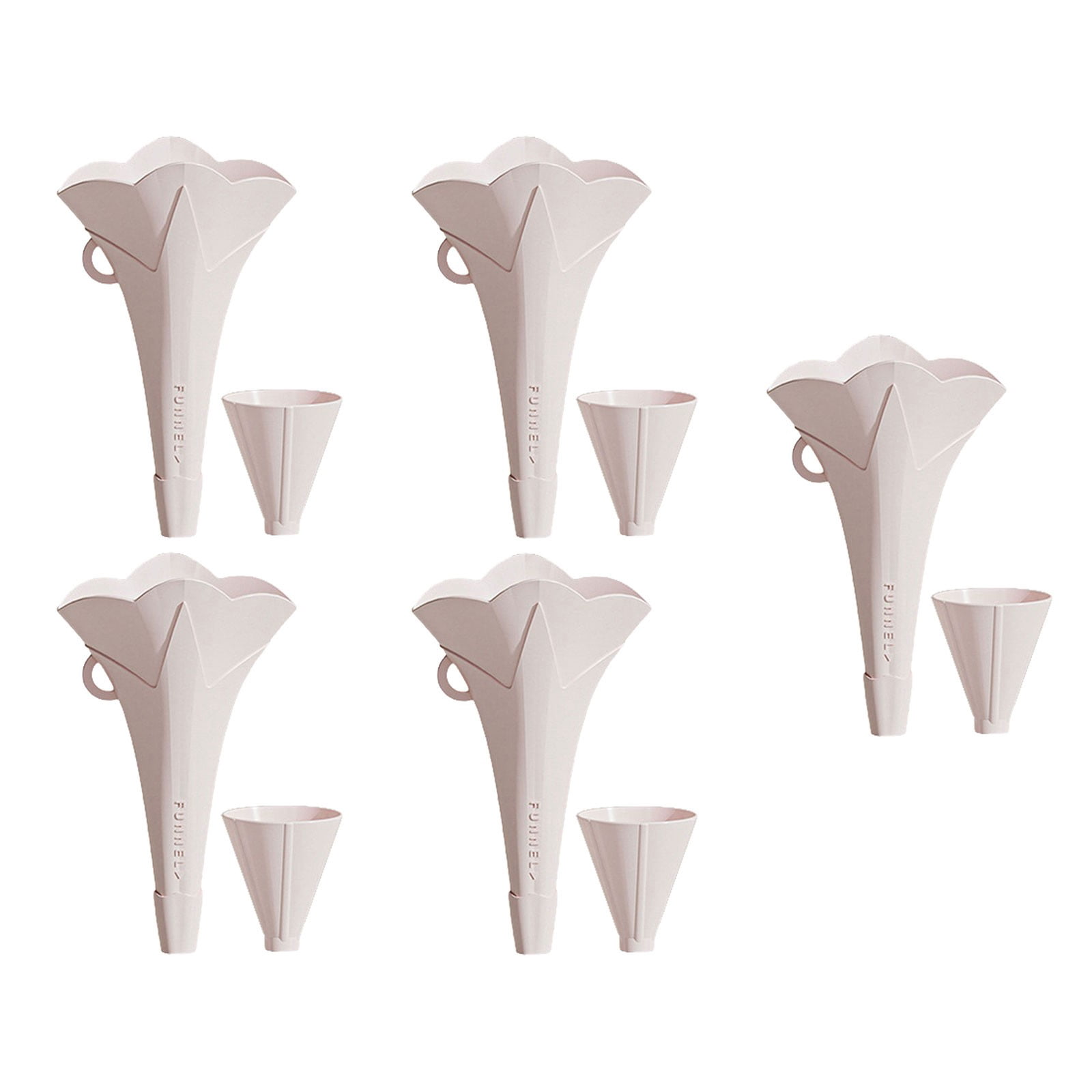 5PCS Kitchen Funnel，Folding Funnel Liquid Dispensing Small Caliber Oil ...