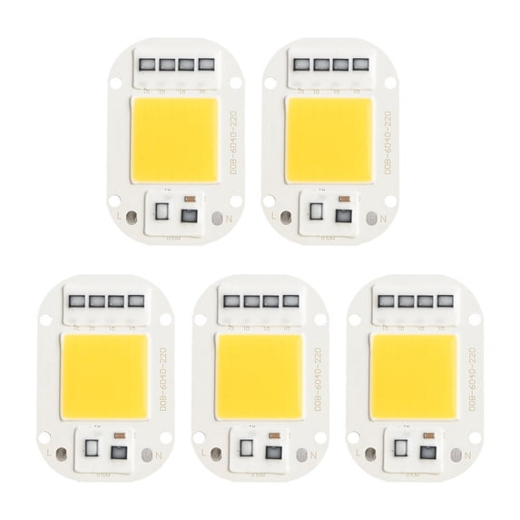 5PCS LED COB Chip 20W/30W/50W 220V Driver-free Linear IC Lamp DIY LED ...