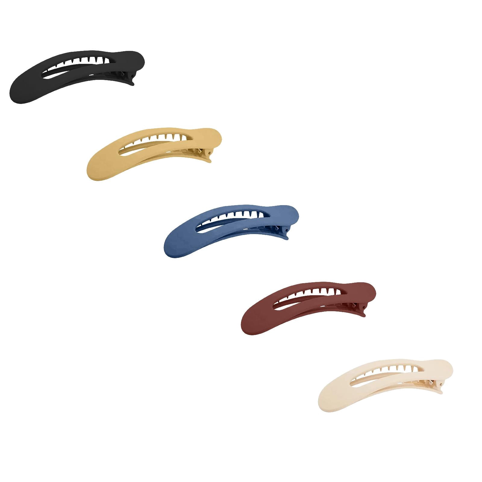 5PCS Large Flat Hair Clips for Women,Flat Hair Clips for Thin Hair ...