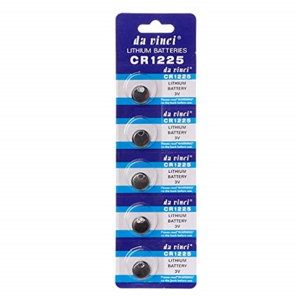 5PCS Lithium Battery CR1225 Electronic Coin Cell Button Batteries 3V LM1225 BR1225 KCR1225 CR ...