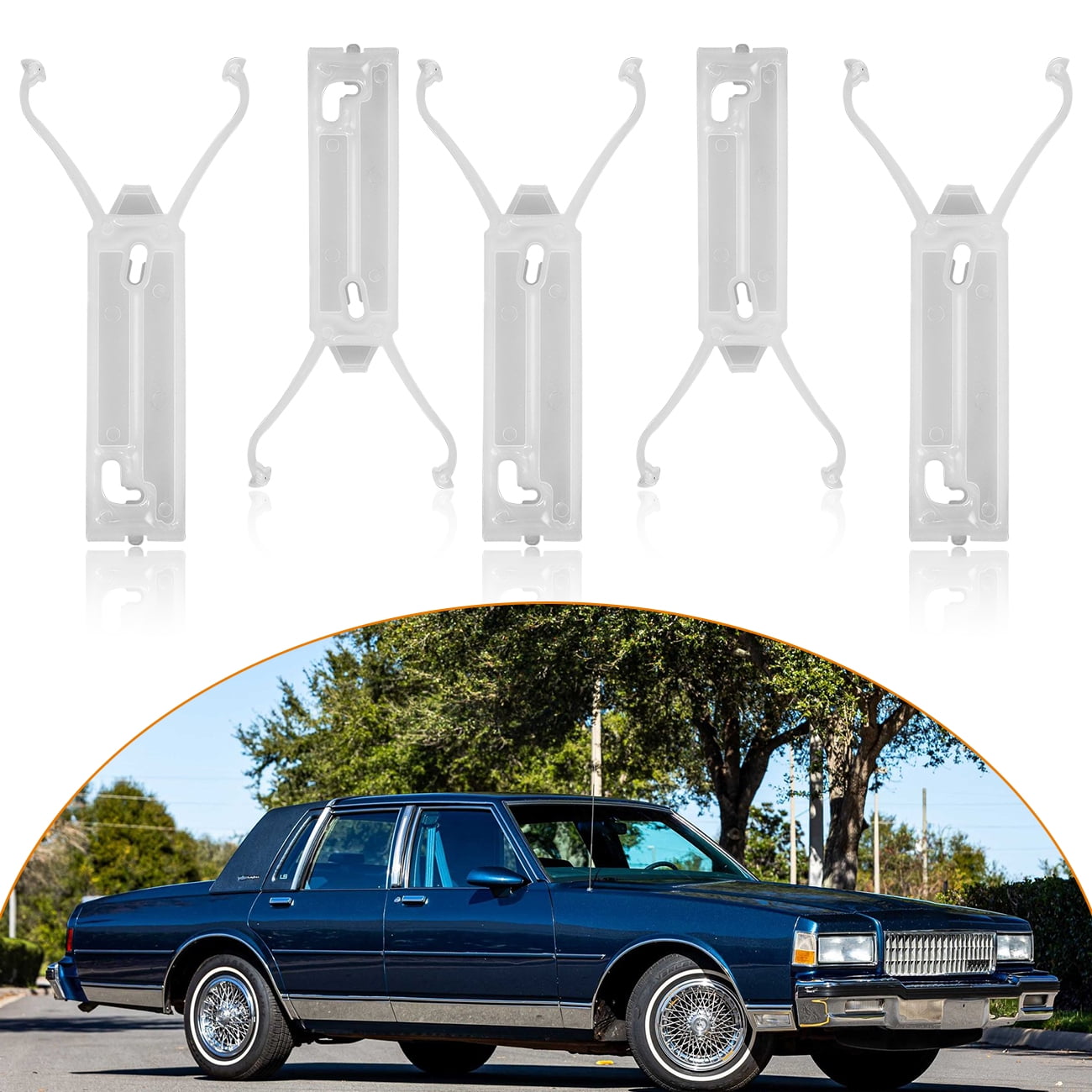 5PCS Lower Body Fender Door Moldings Clips Fastenner, 20631034 Door ...