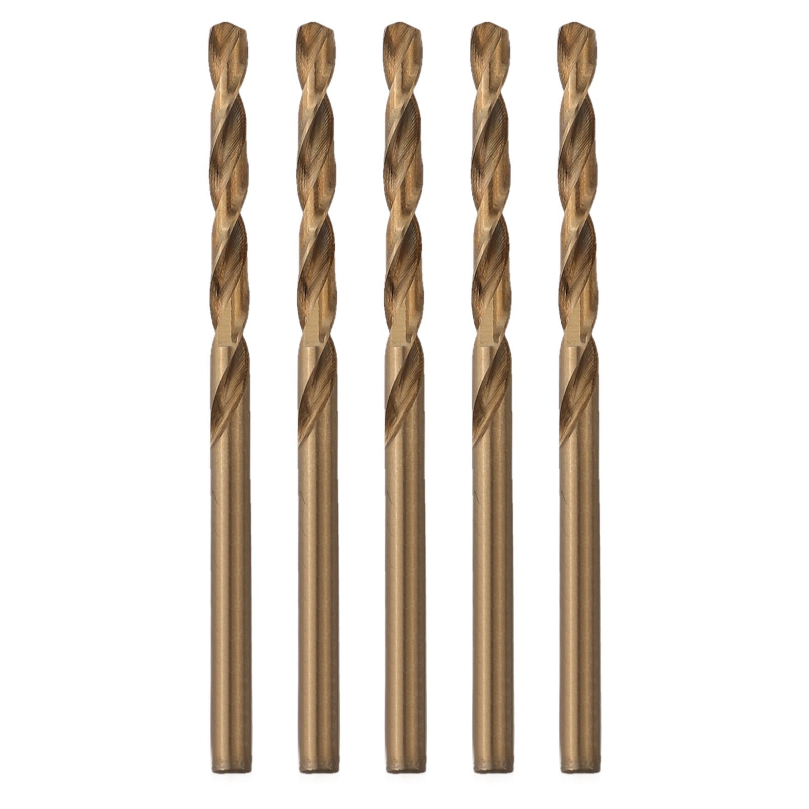5PCS M35 Cobalt Metric Drill Bits for Hardened Stainless Steel / Metal - Set - Walmart.com