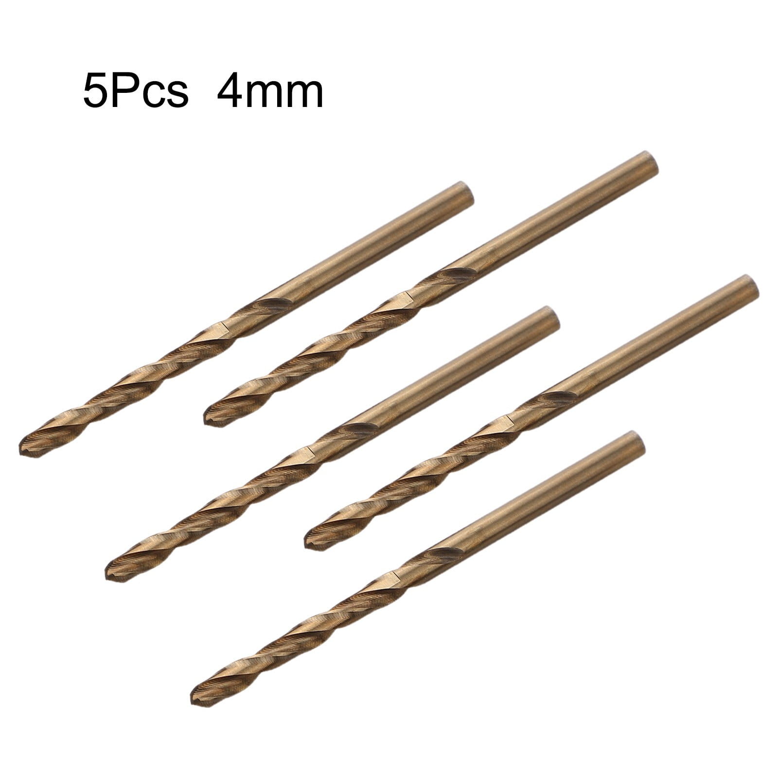 5PCS M35 Cobalt Metric Drill Bits for Hardened Stainless Steel / Metal ...