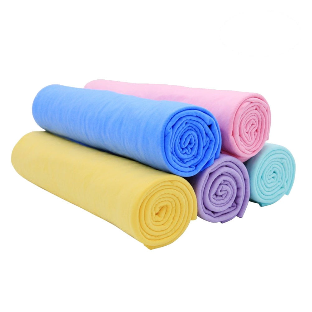 Worgeous PVC Deerskin Towel for Cleaning Multi Color Soft and Absorbent ...