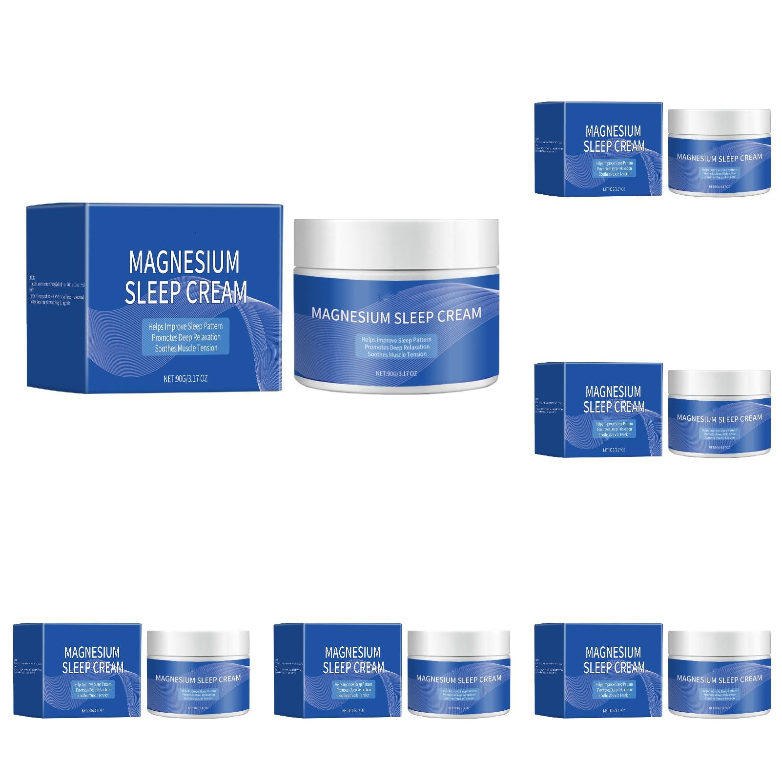 5PCS Magnesium Cream, Magnesium Lotion for Sleep, Nighttime Magnesium ...