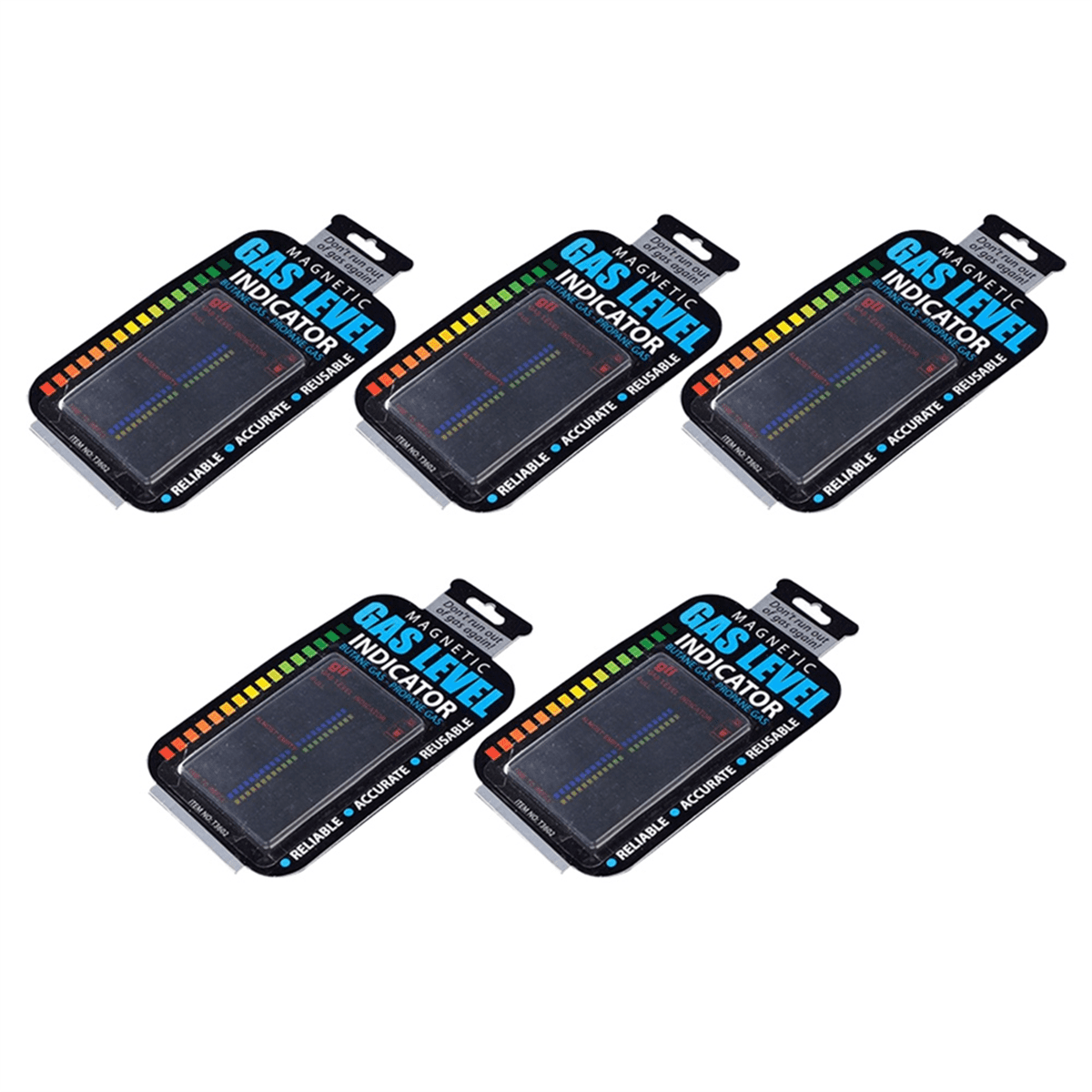 5PCS Magnetic Gas Cylinder Tool Gas Tank Level Indicator Propane Fuel ...