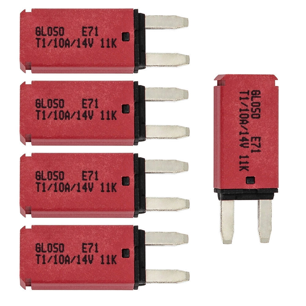 5PCS Mini ATM Manual Reset Circuit Breaker Blade Fuse Car Boat Truck ...