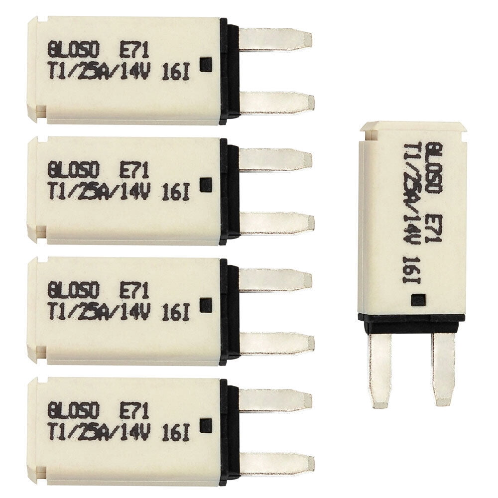 5PCS Mini ATM Manual Reset Circuit Breaker Blade Fuse Car Boat Truck ...