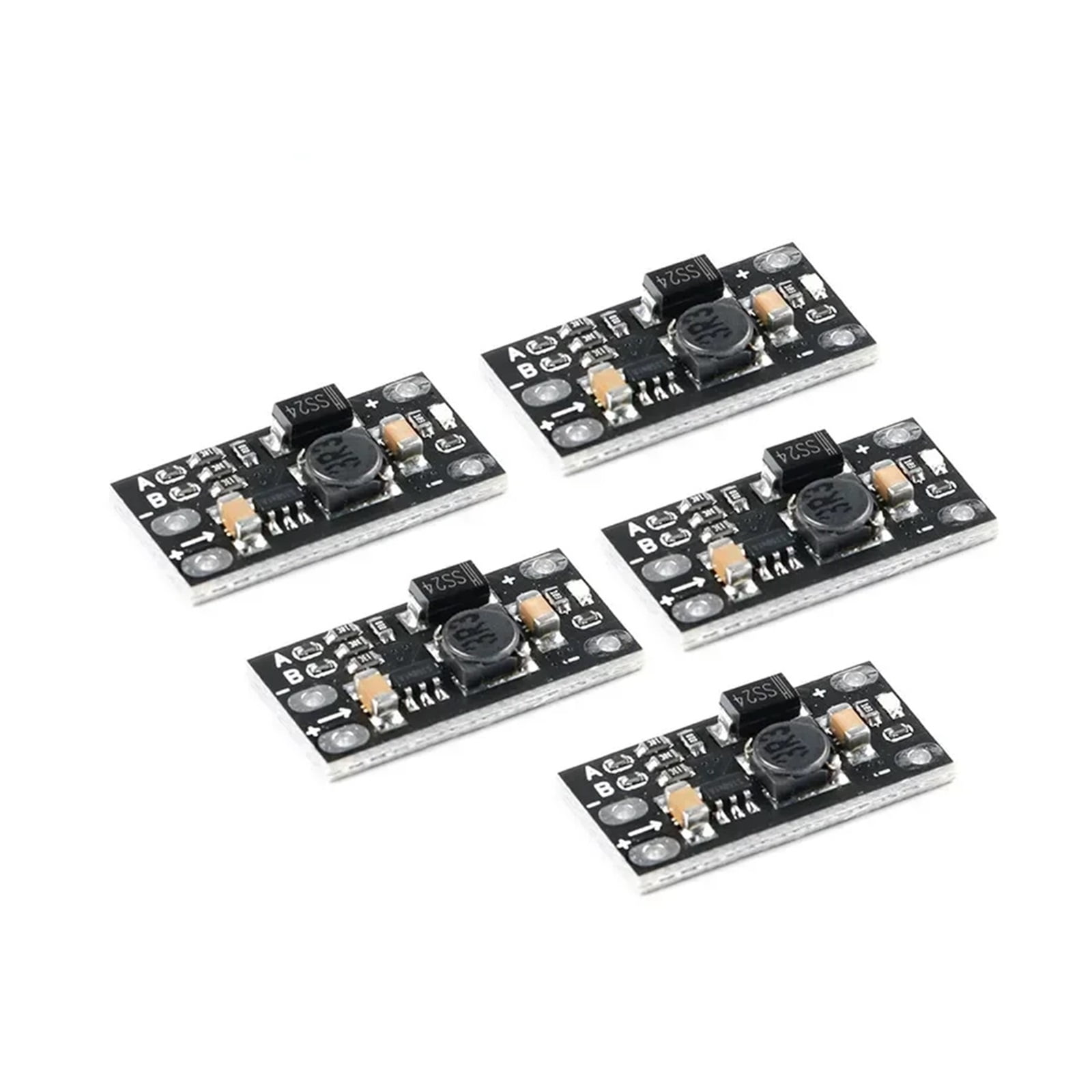 5PCS Mini DC-DC Boost Step Up Converter Board Power Module 3.7V to 12V Voltage Regulator PCB ...
