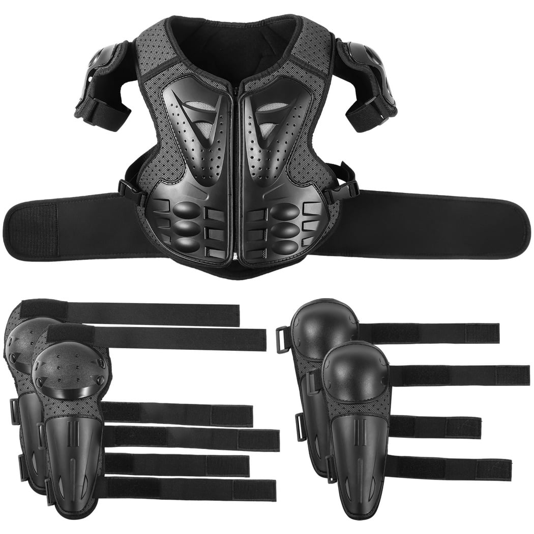 5PCS Motorcycle Full Body Armor Suit for the Youth, Chest Spine Back ...