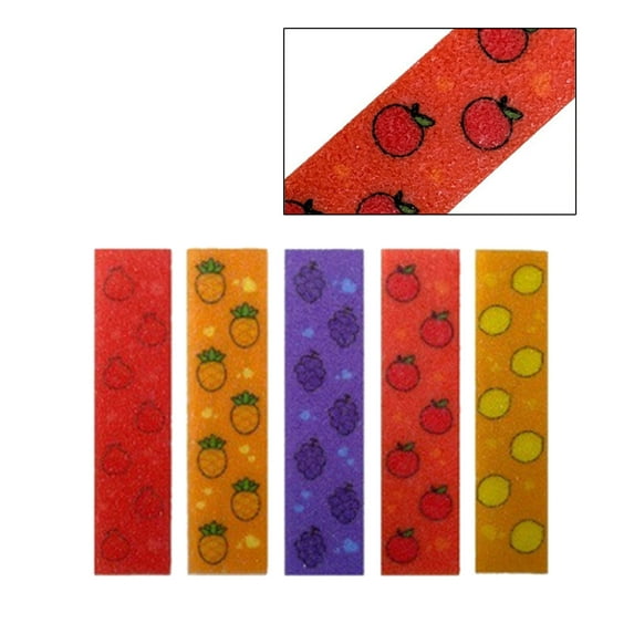5PCS MultiPurpose Textured Scented Stickers with Embossed Fruit Pattern ...
