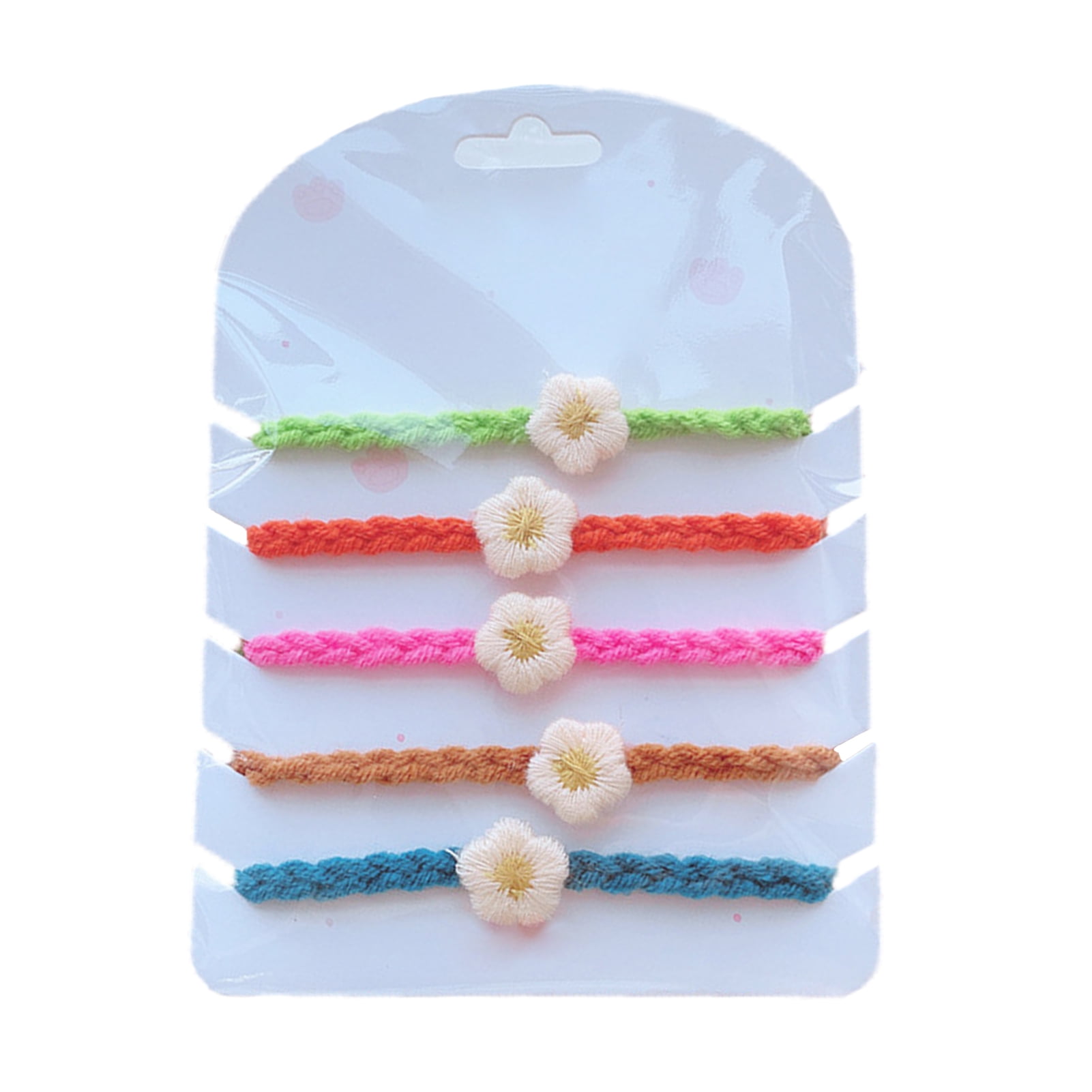 5PCS Newborn Puppy ID Collars, Adjustable Soft Knitting Woolen Yarn ...
