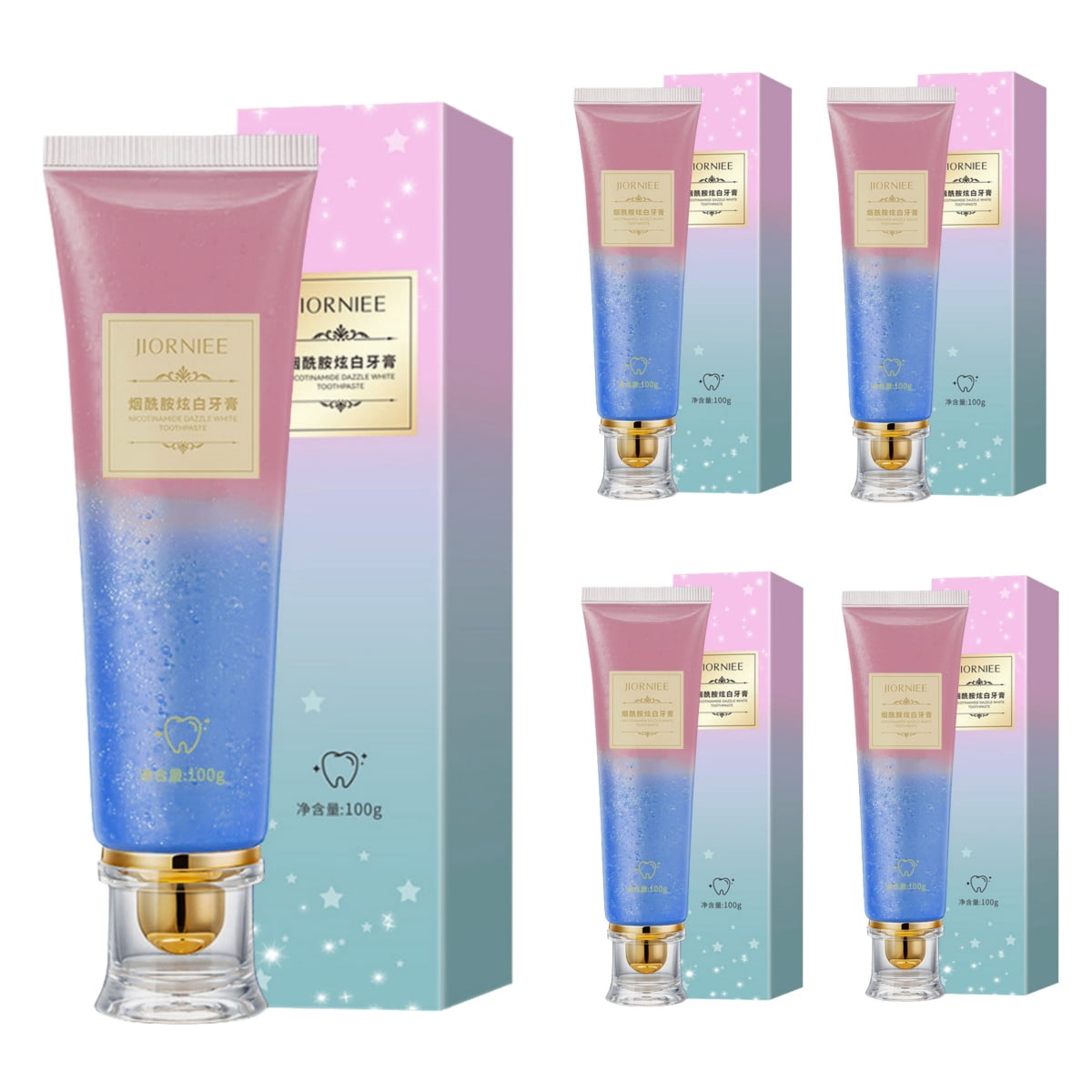 5PCS Niacinamide Whitening Toothpaste,Teeth Whitening Toothpaste ...
